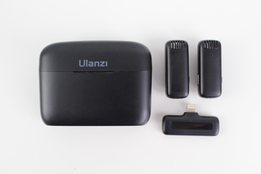 Ulanzi J12 Wireless Lavalier Microphone Lightning for IOS, Audio ...