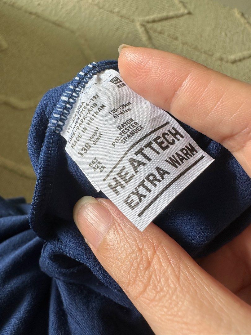 Uniqlo heat tech extra warm cold wear inner wear, Babies & Kids, Babies ...