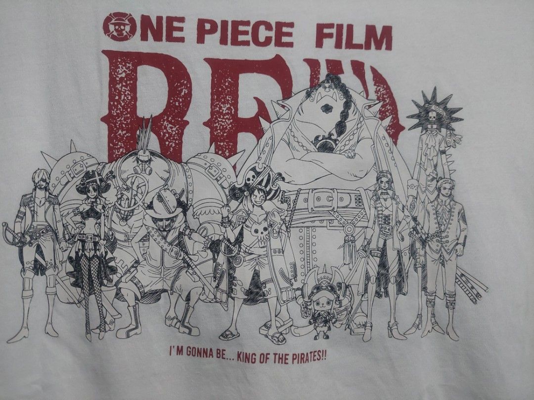 Uniqlo x One Piece Film Red, Men's Fashion, Tops & Sets, Tshirts & Polo ...