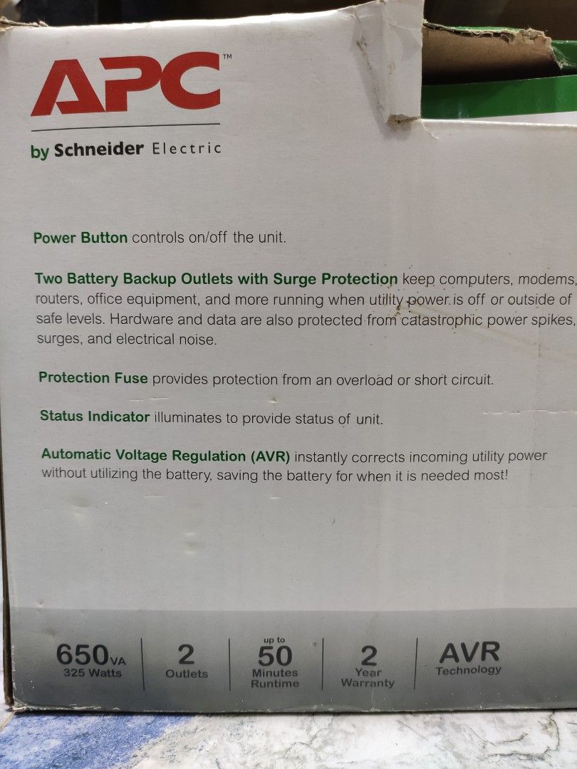 UPS / AVR /Battery backup, Computers & Tech, Parts & Accessories ...