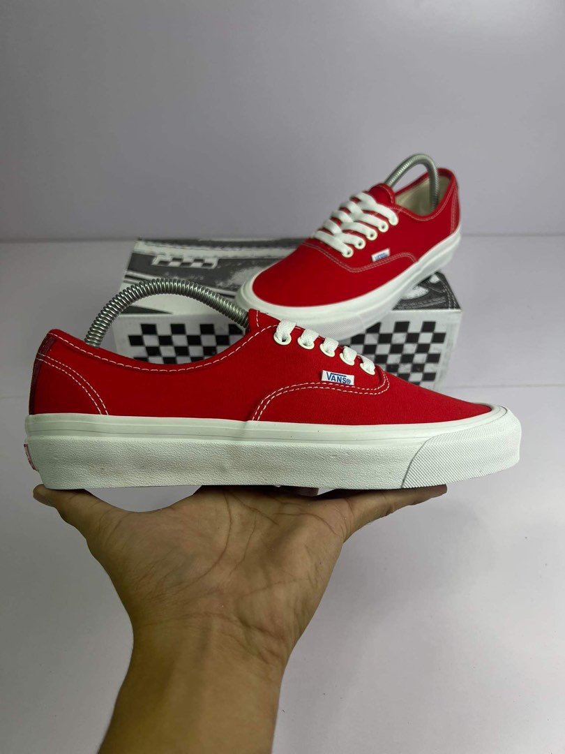 Vans Vault Red Chilli (Fo mens and womens sizes), Men's Fashion ...