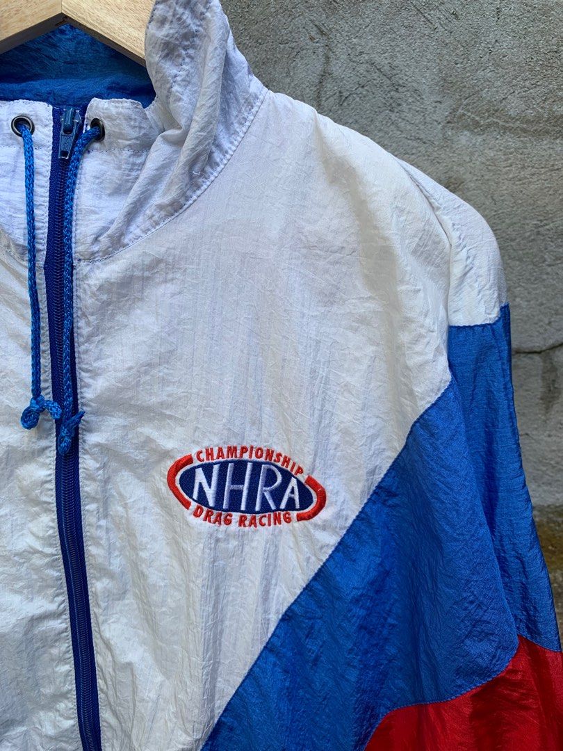 Vintage 1980s/1990s NHRA Windbreaker, Men's Fashion, Coats, Jackets and ...