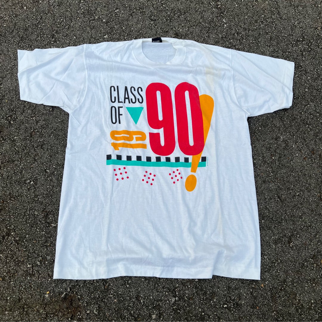 Vintage Class of 1990 Tee, Men's Fashion, Tops & Sets, Tshirts & Polo ...