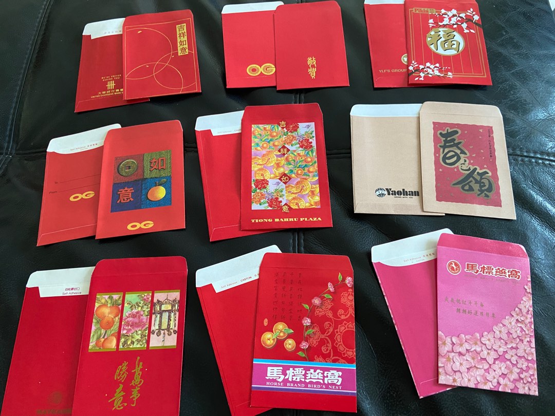 Vintage collectible ang pows red packets, Hobbies & Toys, Stationery ...