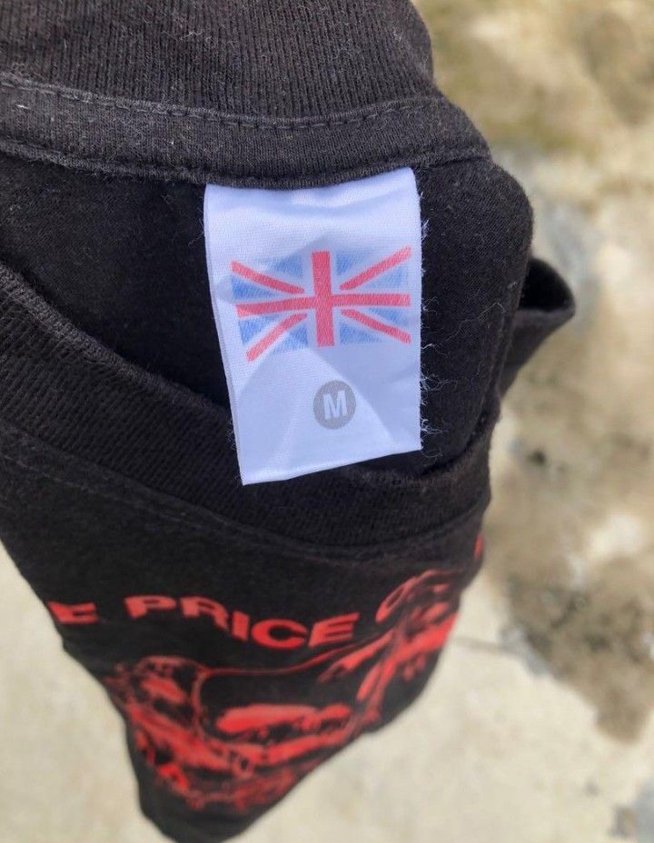 Vintage Discharge band tag uk..., Men's Fashion, Activewear on Carousell