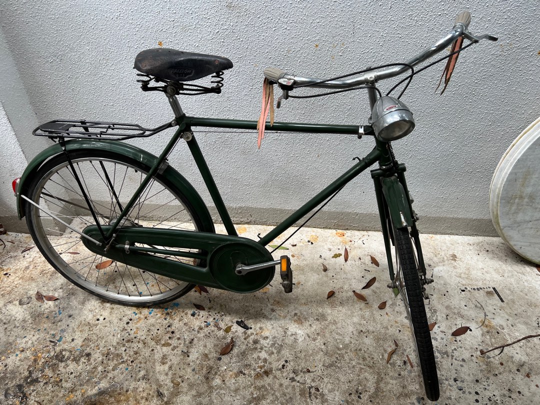 Vintage Raleigh 1970s Nottingham England Gentleman Bicycle Bike Sturney ...