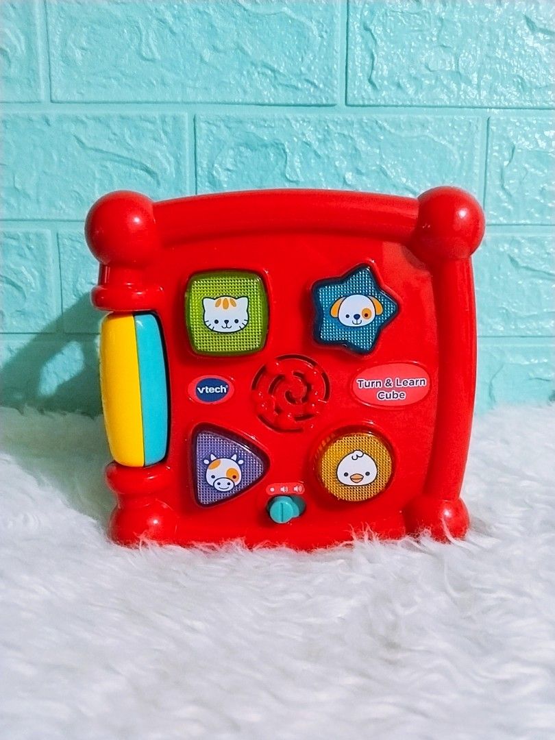 VTech Busy Learners Activity Cube (Tune and Learn), Babies & Kids ...