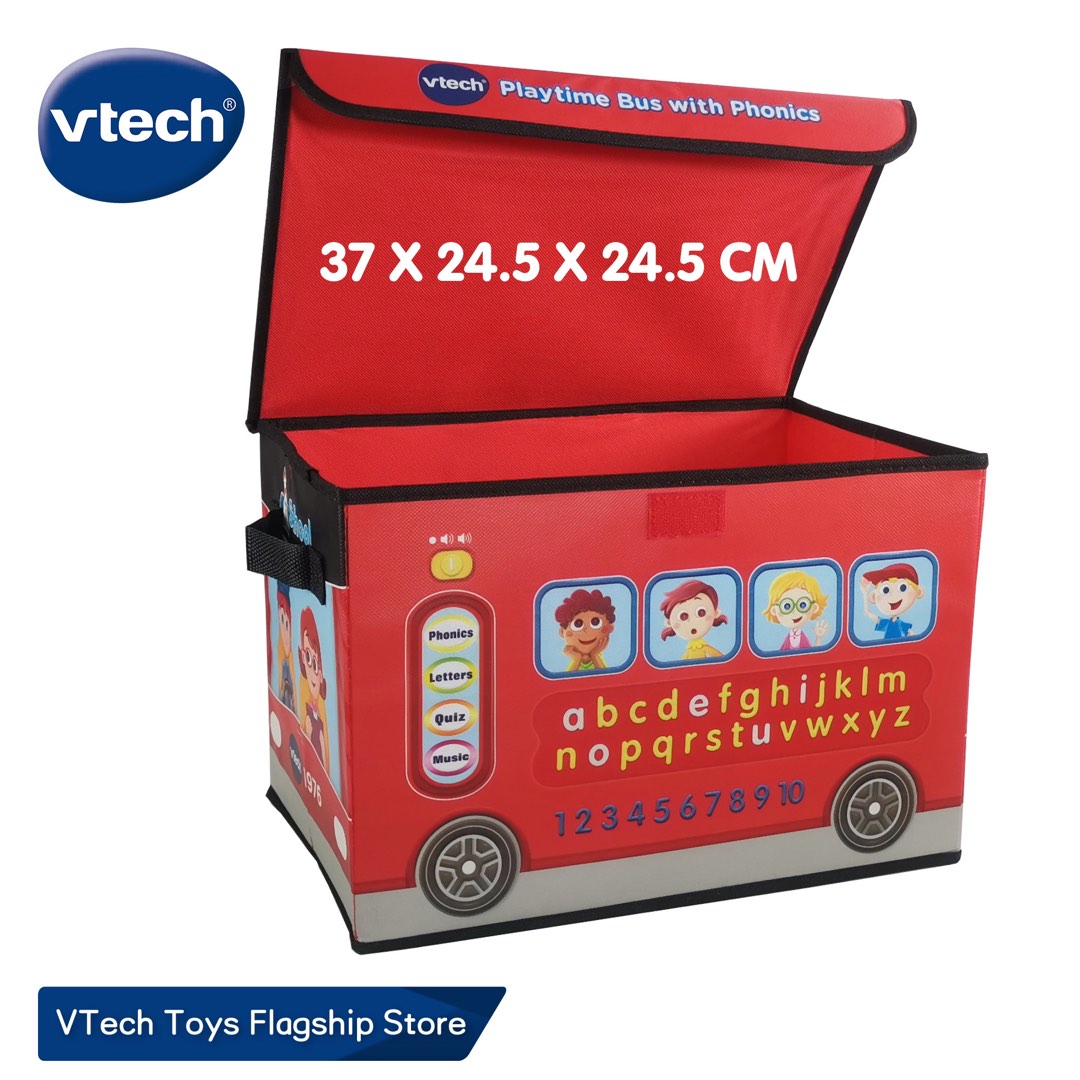 Vtech foldable bus storage box, Furniture & Home Living, Home ...