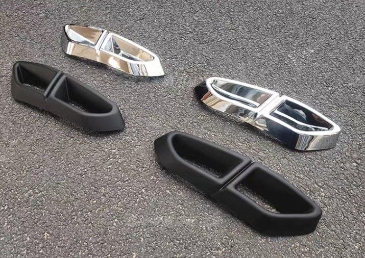 Vw Passat B8 Quad Exhaust Tip Matt Black Case Car Accessories Accessories On Carousell