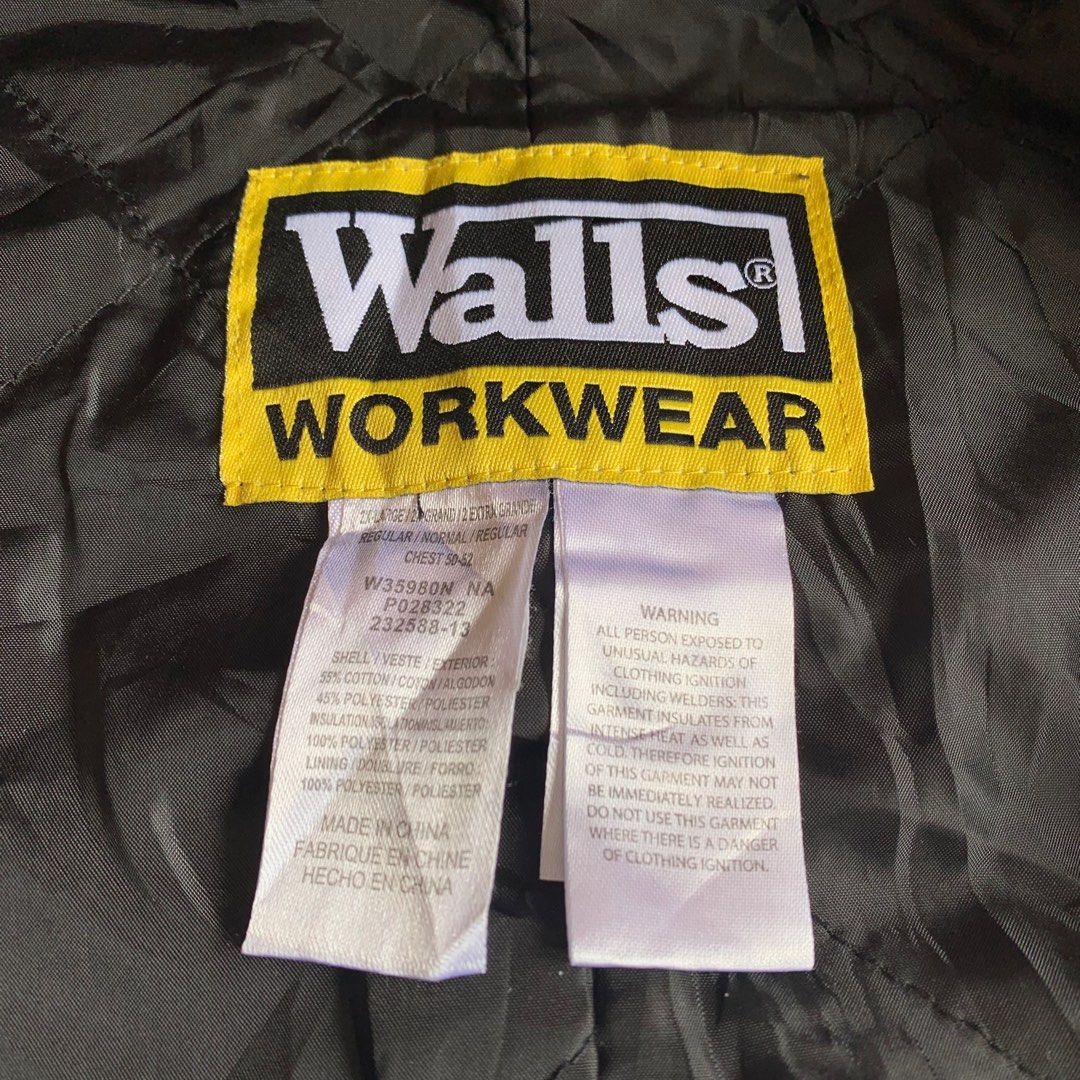 Walls Workwear Quilted Full Zipped, Men's Fashion, Coats, Jackets and ...