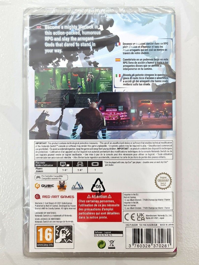 Warlocks 2: God Slayers *Brand New and Sealed* (Pegi 16 / Red Art Games ...