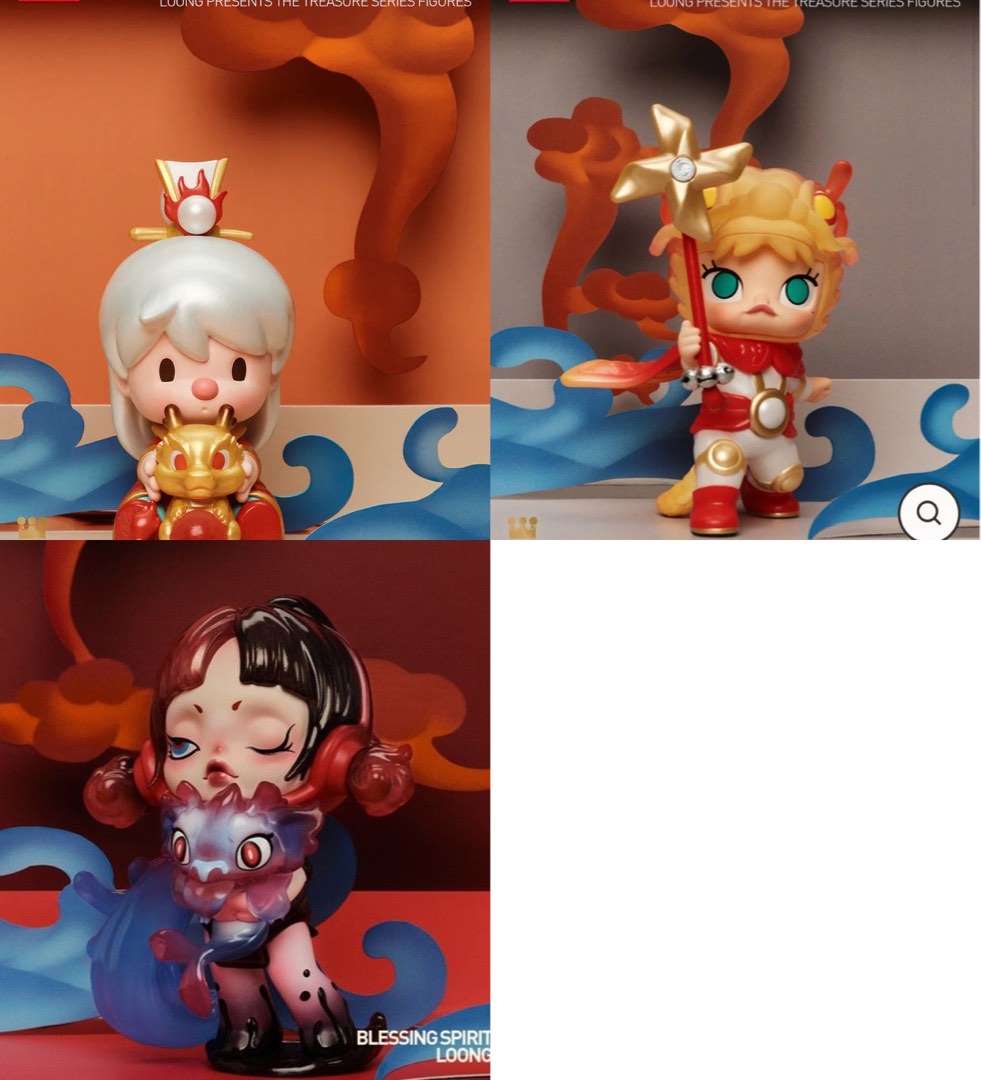 WTS SET Popmart Skullpanda, Sweetbean, Molly. Loong presents the ...