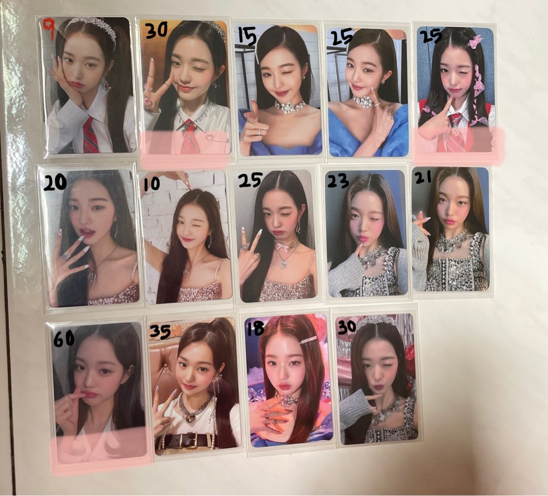 [WTS/WTT] ive izone wonyoung pob clearance pc pcs photocard yujin gaeul rei leeseo liz love dive ...