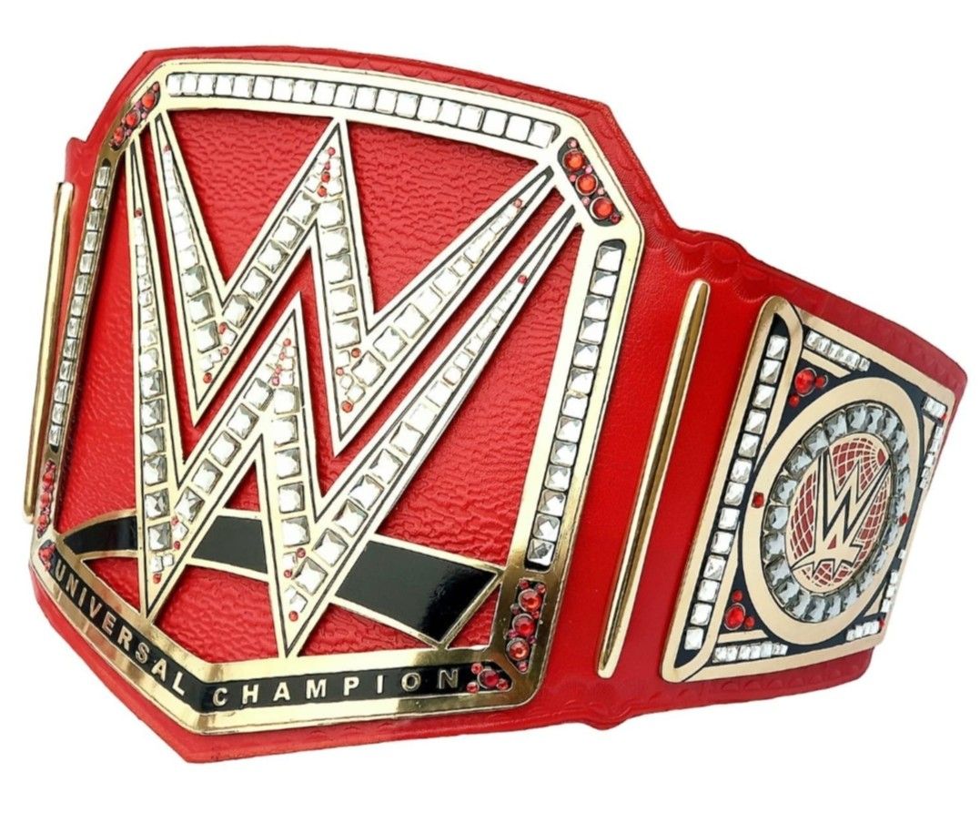 WWE Red Universal Championship Belt, Hobbies & Toys, Memorabilia ...