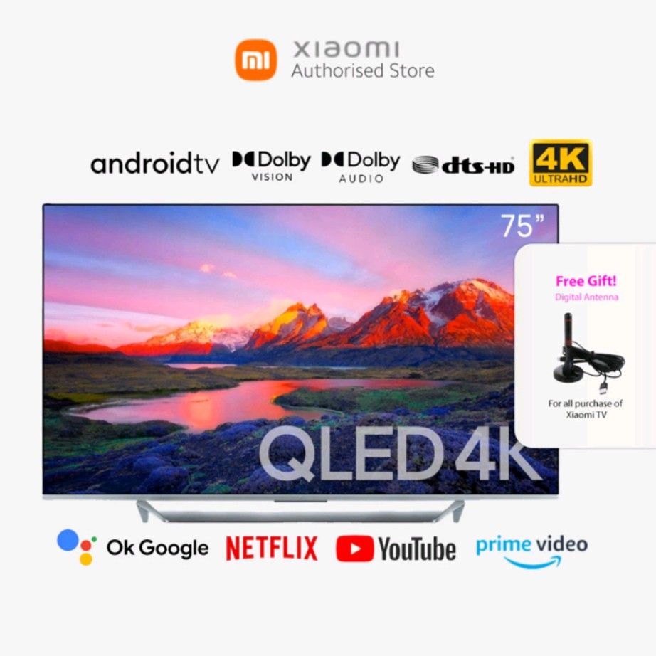 Xiaomi 75-inch Q1 QLED Smart Android TV, TV & Home Appliances, TV ...