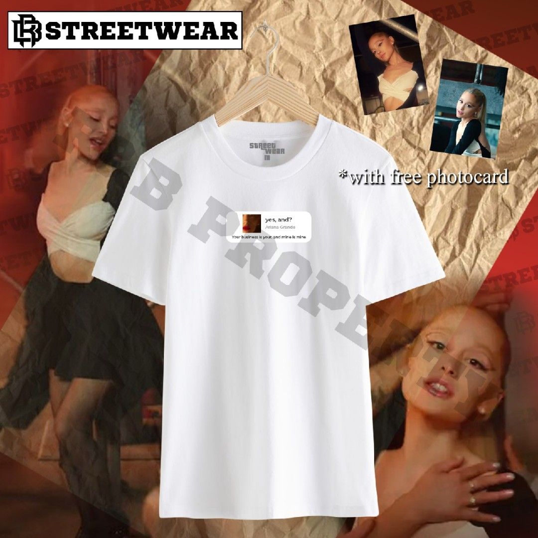 yes, and? by Ariana Grande T-shirt, Women's Fashion, Tops, Shirts on ...