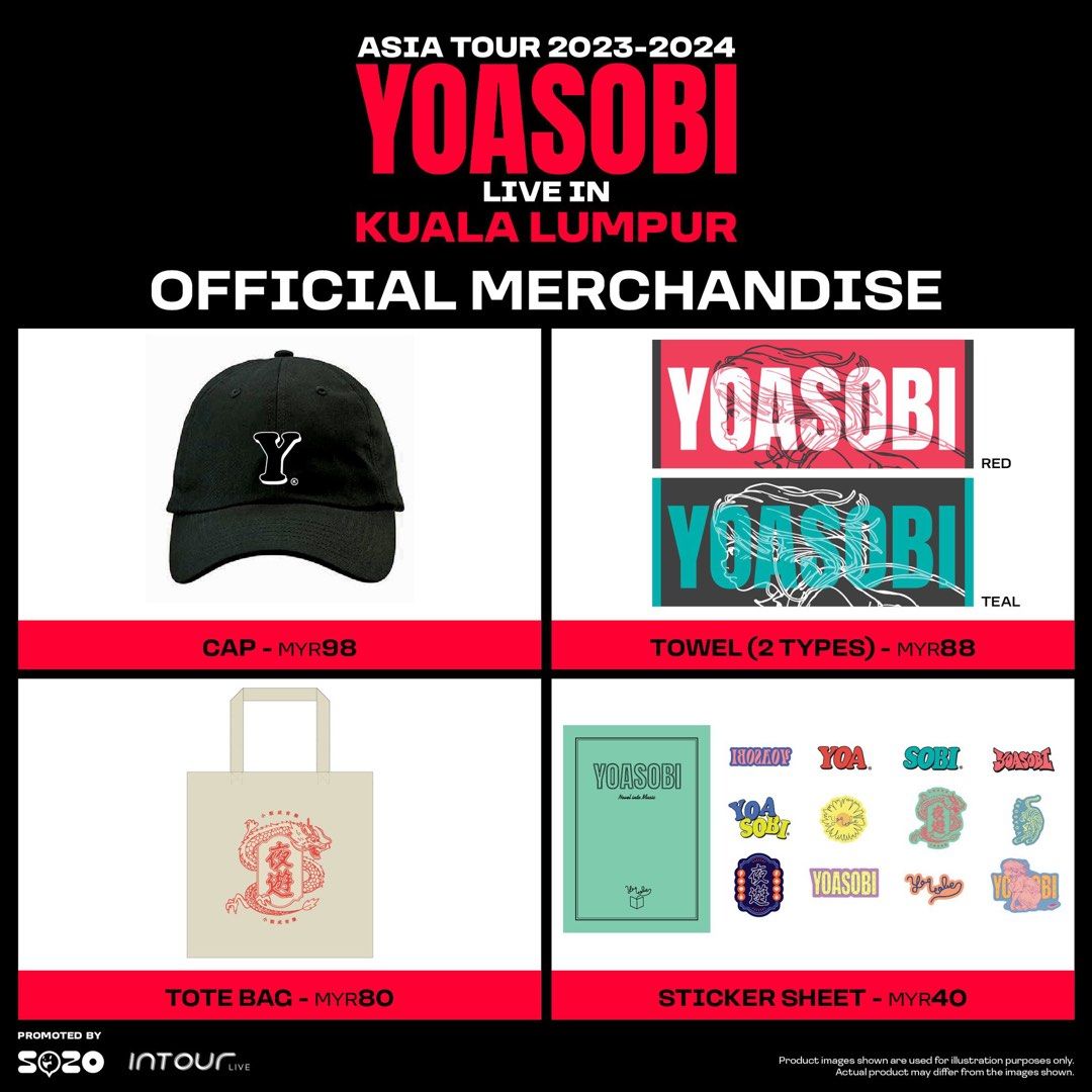 YOASOBI OFFICIAL MERCHANDISE, Hobbies & Toys, Music & Media, Music ...