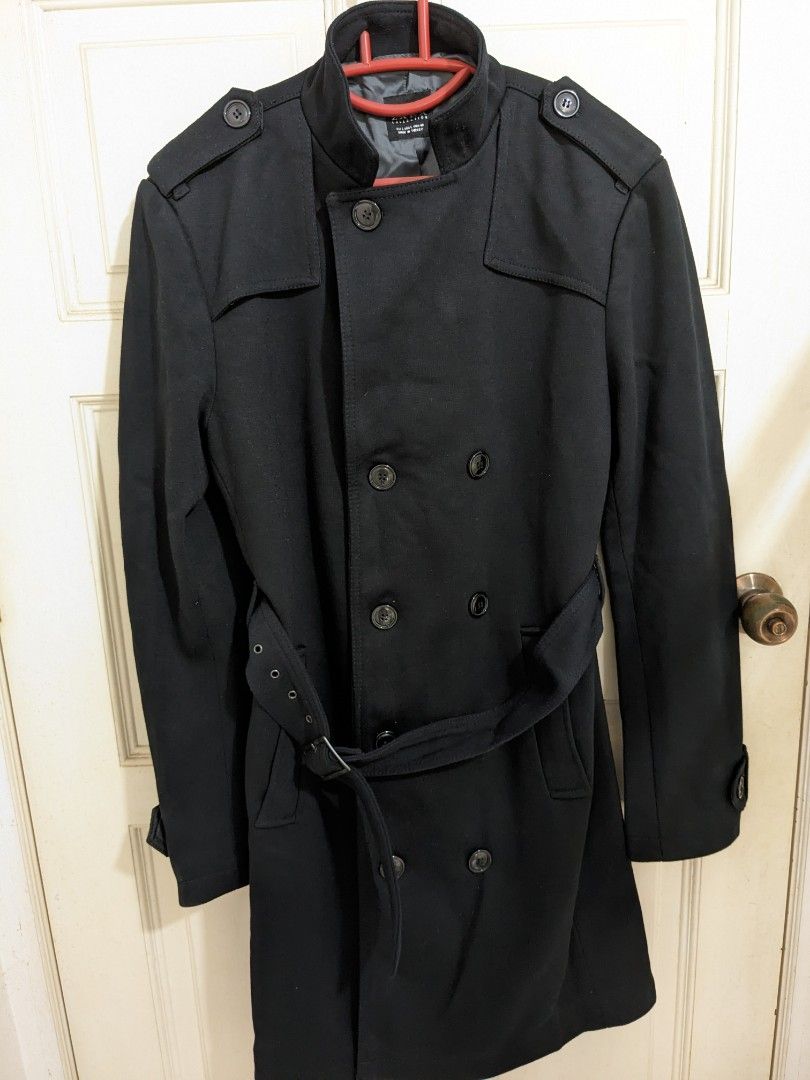 Zara overcoat, Men's Fashion, Coats, Jackets and Outerwear on Carousell