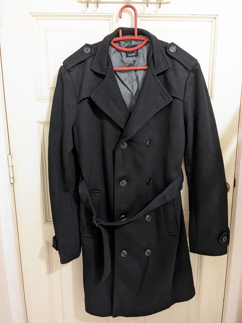 Zara overcoat, Men's Fashion, Coats, Jackets and Outerwear on Carousell