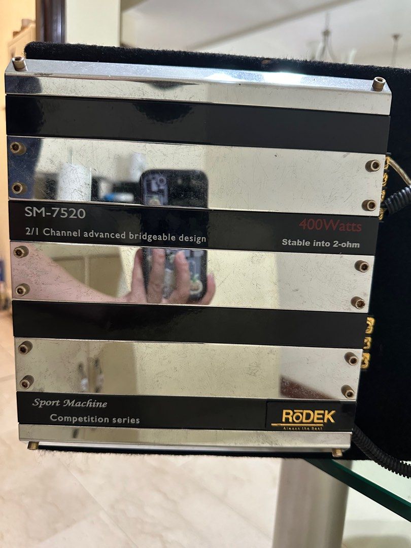 10” kicker subwoofer and Rodek amp, Audio, Soundbars, Speakers ...