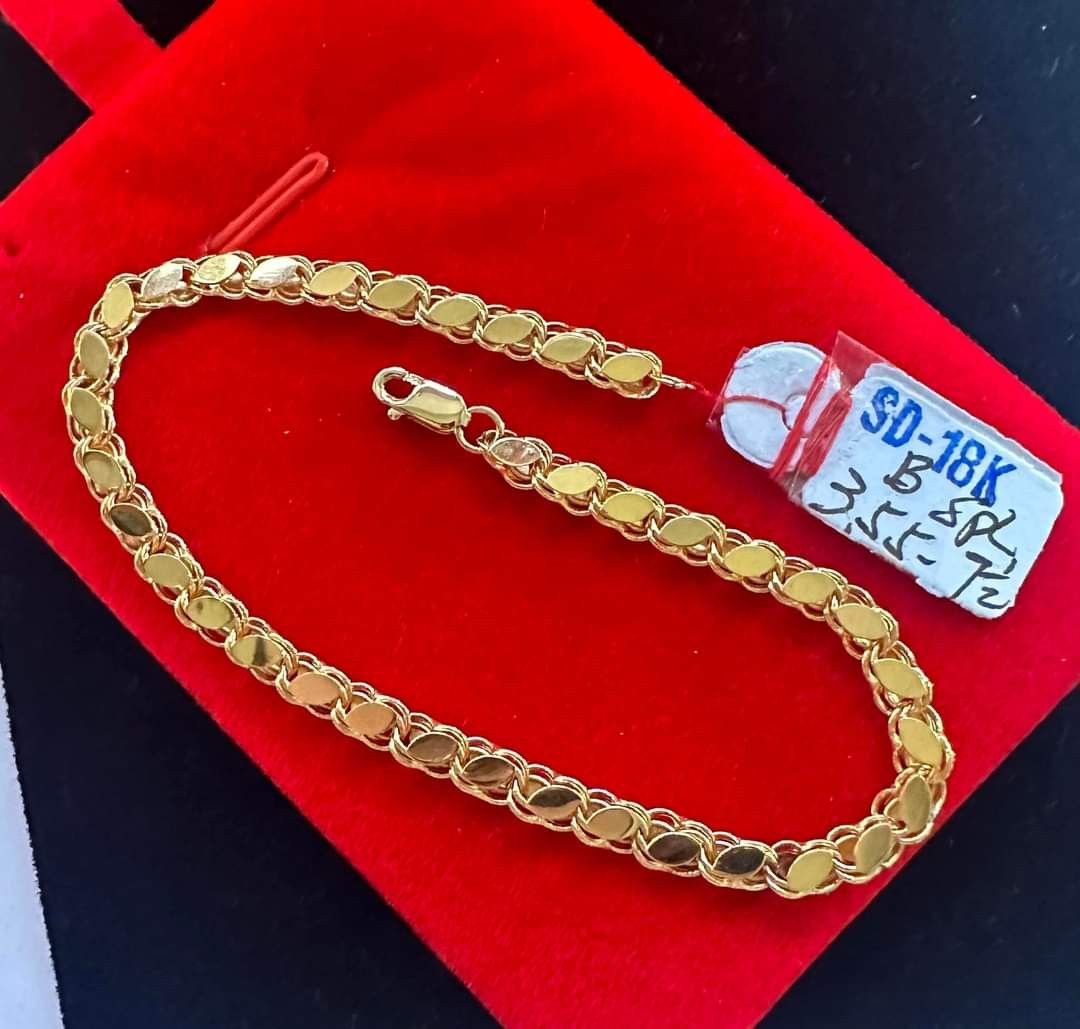 18K Saudi Gold Damascus bracelet, Women's Fashion, Jewelry & Organizers ...