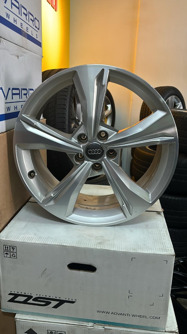 19" Audi Original rims, Car Accessories, Tyres & Rims on Carousell
