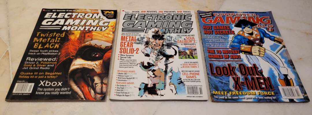 90s/2000s Electronic Gaming Monthly & Computer Gaming World Magazines ...