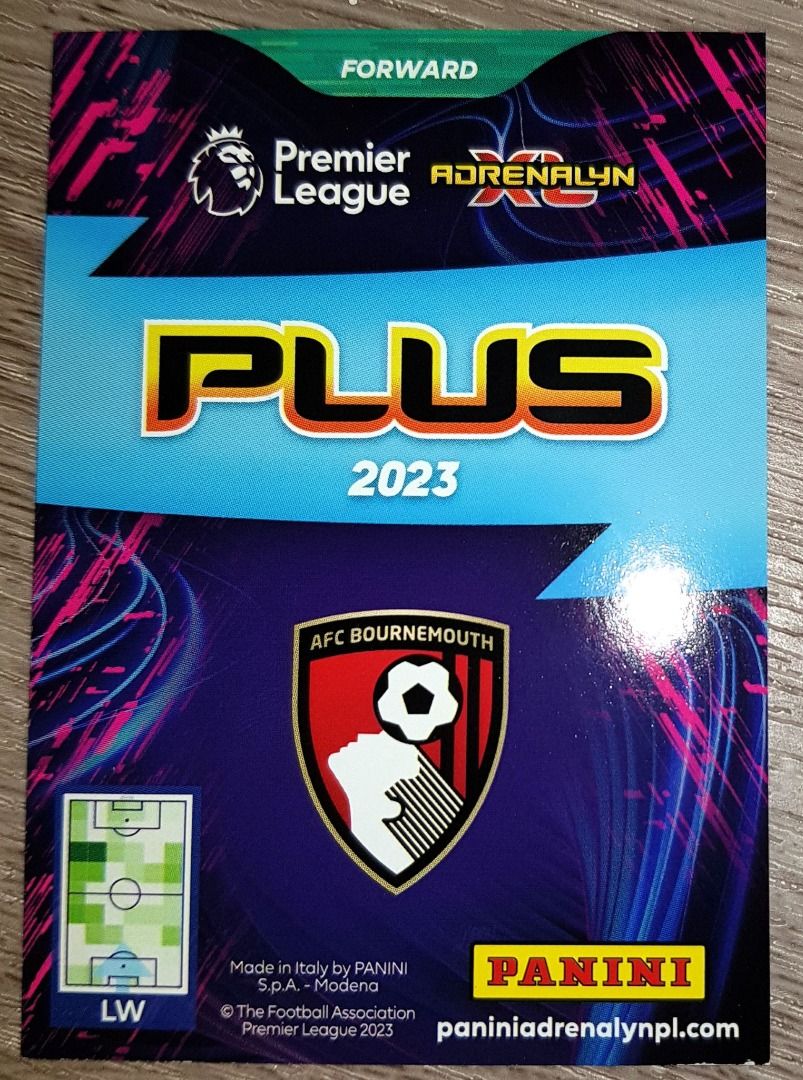 2023 Panini Adrenalyn XL Plus Jaidon Anthony Limited Edition football ...