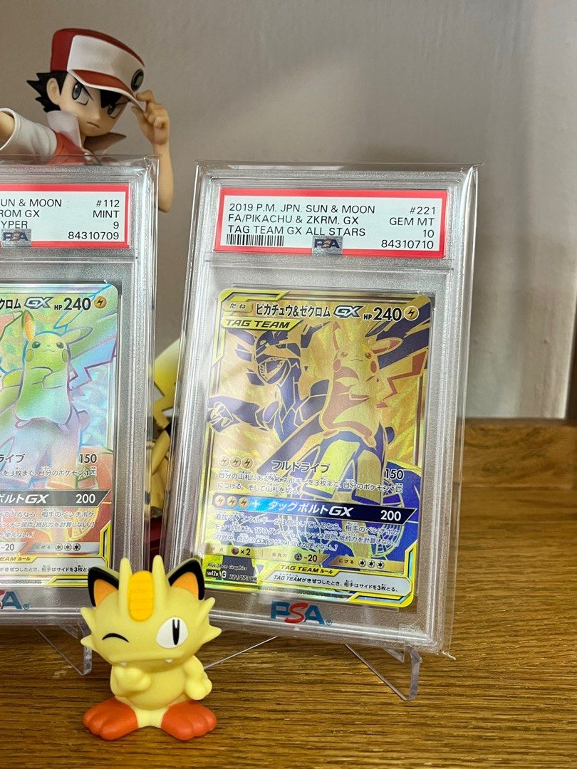 3 x Slab Set PSA 10 Pikachu & Zekrom Tag Team GX Japanese Pokemon Card, Hobbies & Toys, Toys ...