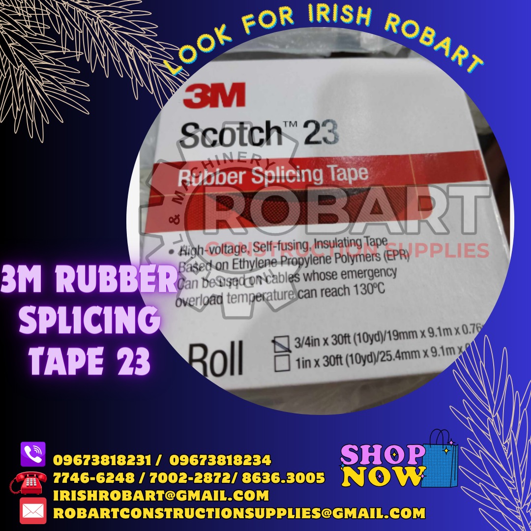 3M Rubber Splicing Tape 23, Commercial & Industrial, Construction Tools ...