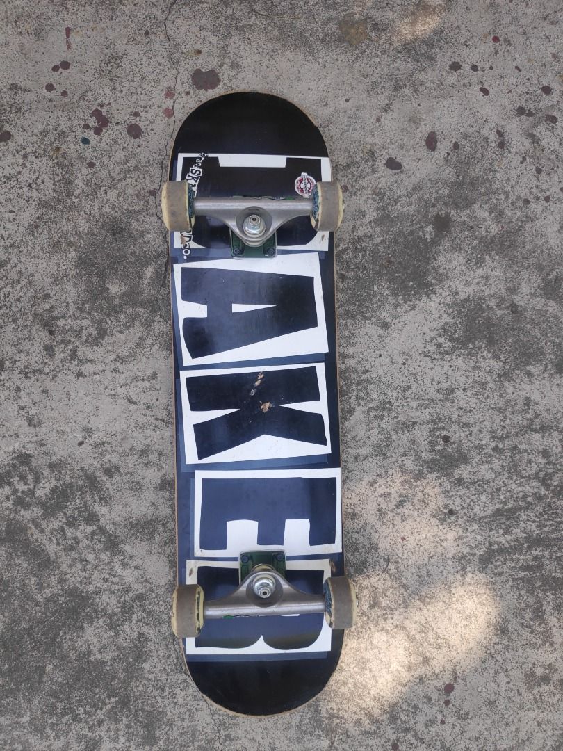8.0" Baker OG Shape Melow Concave Skateboard with Grip tape cleaner and ...