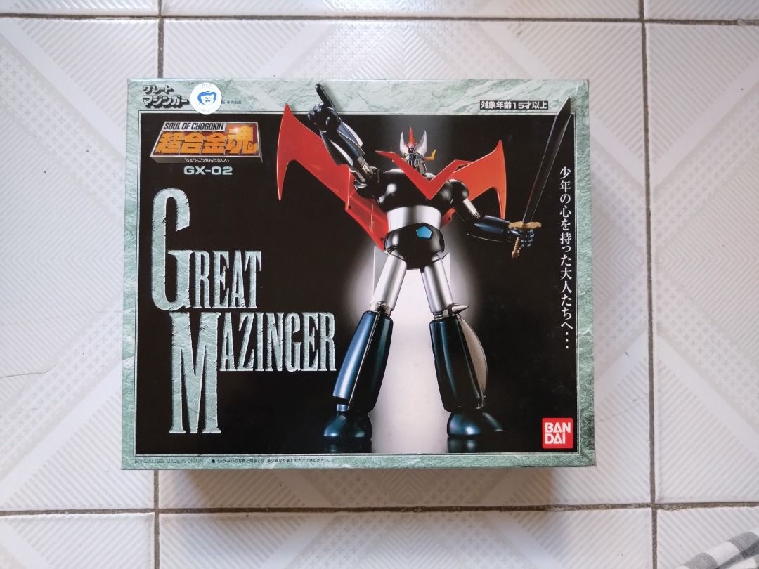 全新 Bandai 超合金魂 GX-02 GREAT MAZINGER 鐵甲萬能俠 2號 , 興趣及遊戲, 玩具 & 遊戲類 - Carousell