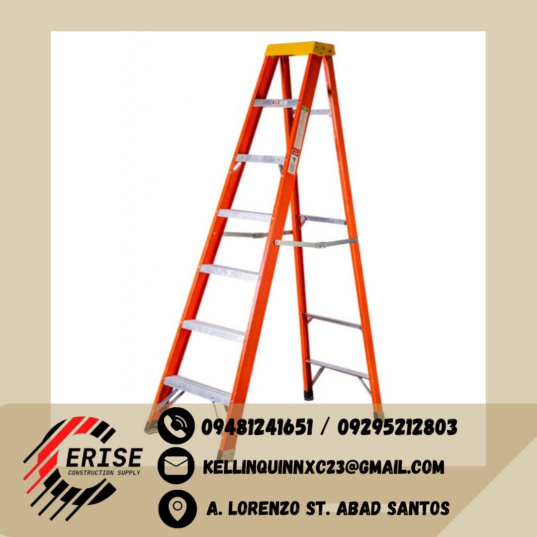 " MORSE " FIBERGLASS STEP LADDER, Commercial & Industrial, Construction ...