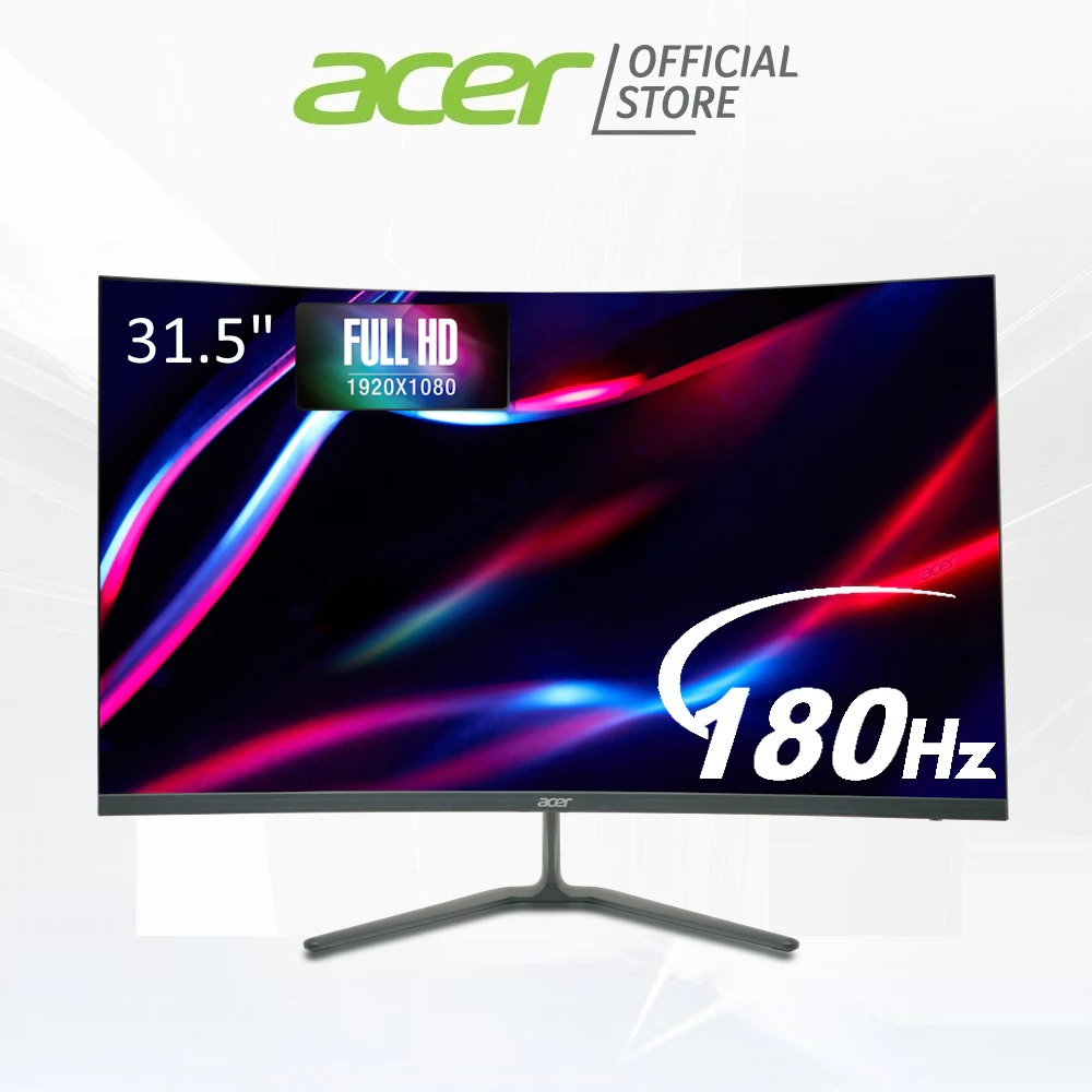 Acer ED320QR S3 31.5 Inch FHD Curved Gaming Monitor With 180Hz Refresh ...