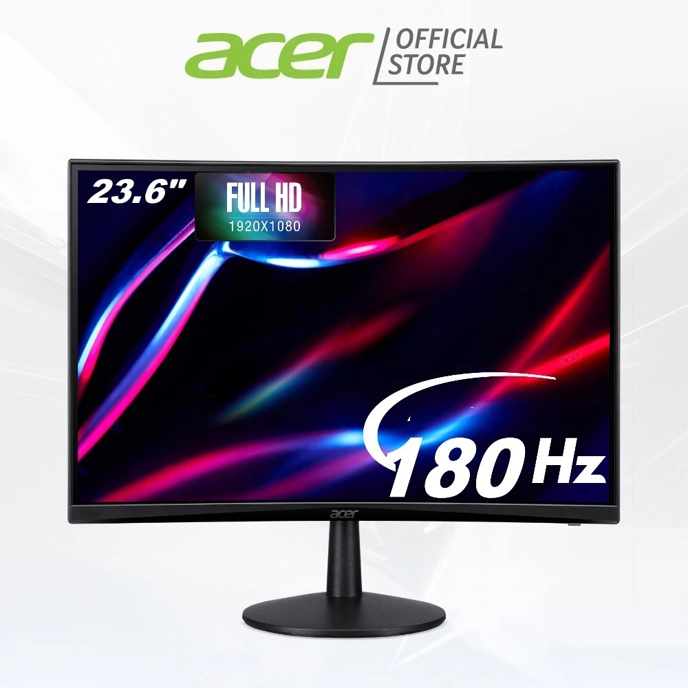 Acer EDO Series ED240Q S3 23.6-inch FHD Curved Gaming Monitor with ...