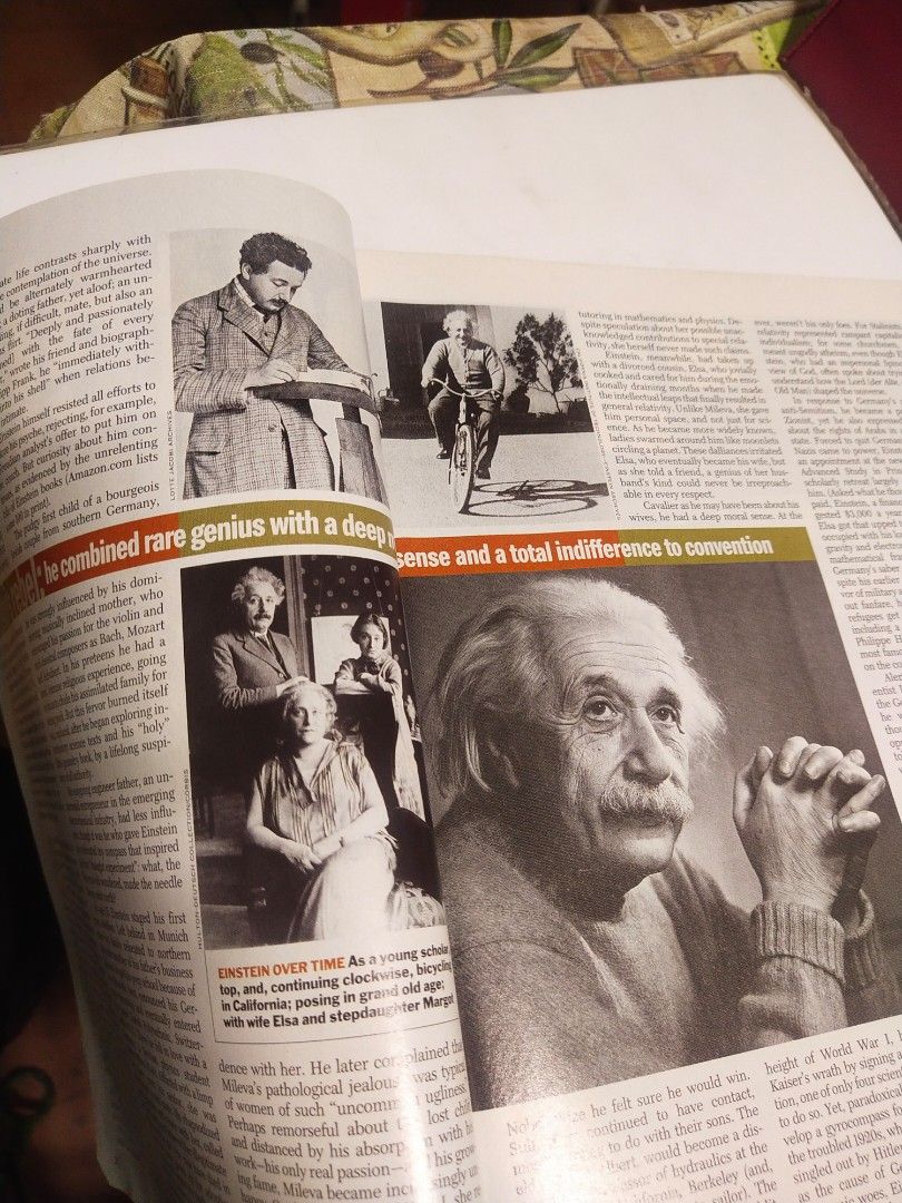 "Albert Einstein"---MAN OF THE CENTURY/TIME mgzn./Dec.1999/Very Rare ...