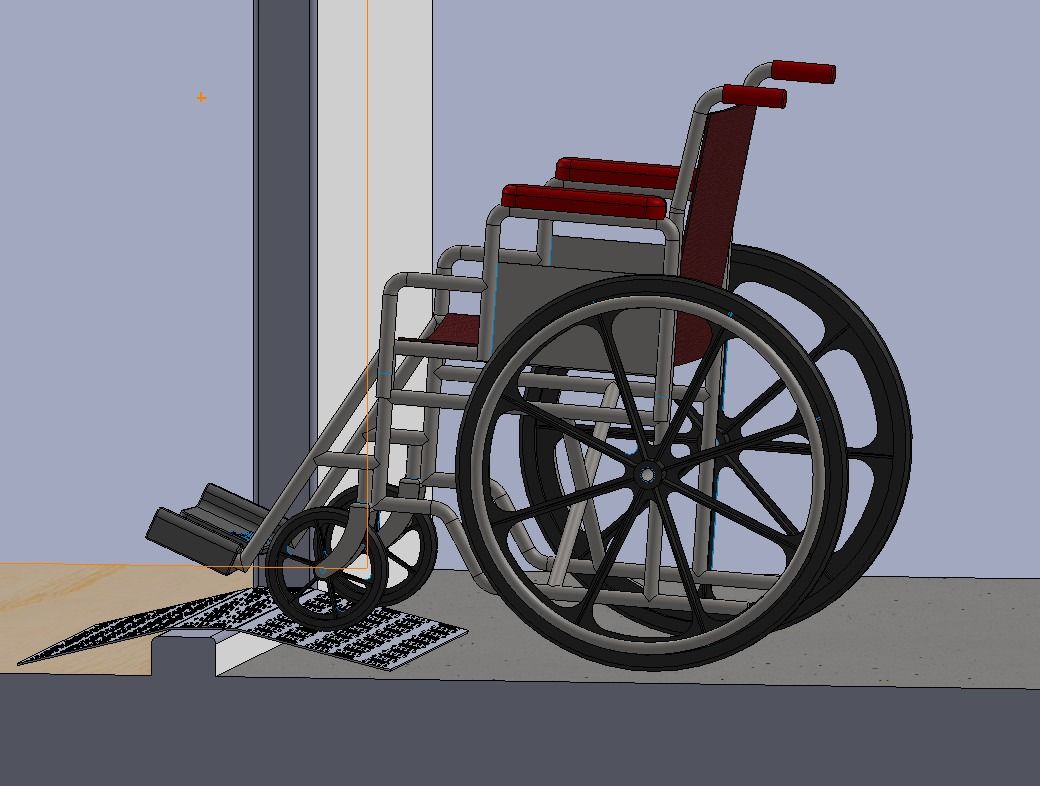 Aluminum Chequered Plate slope Ramp wheelchair E-scooter E-bike, Health ...