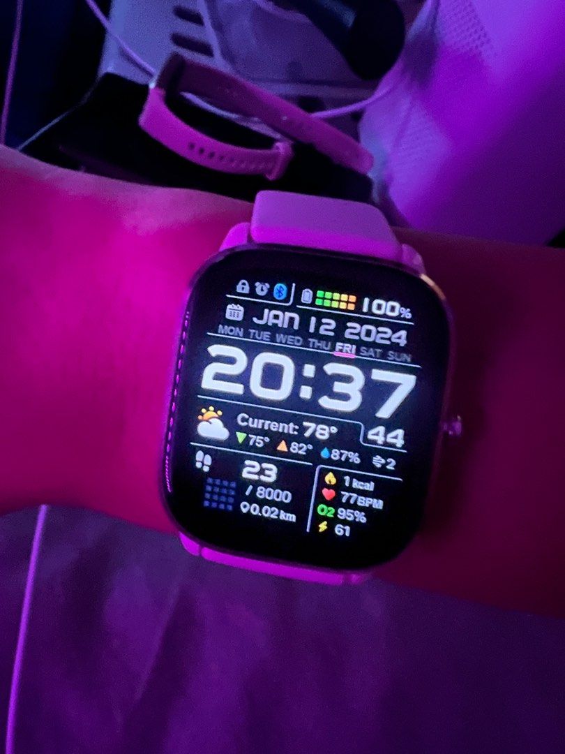 Amazfit GTS 4 mini (pink), Mobile Phones & Gadgets, Wearables & Smart ...