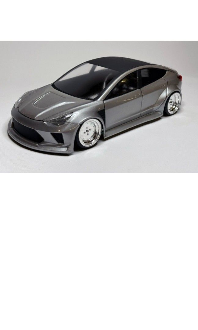 Aplastics 1:10 Tesla Widebody RC Drift Body (Clear), Hobbies & Toys ...