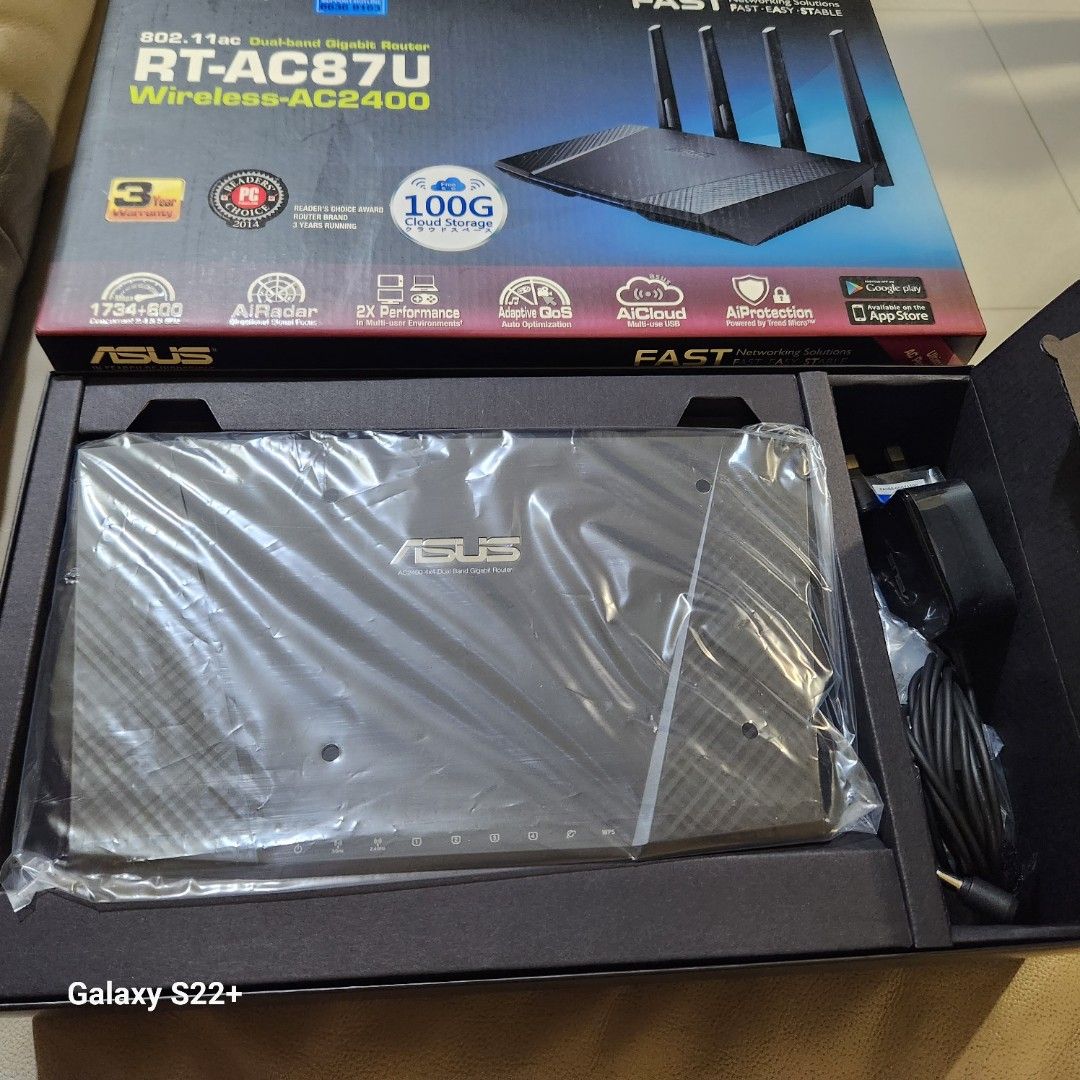 ASUS RT-AC87U Router, Computers & Tech, Parts & Accessories, Networking ...