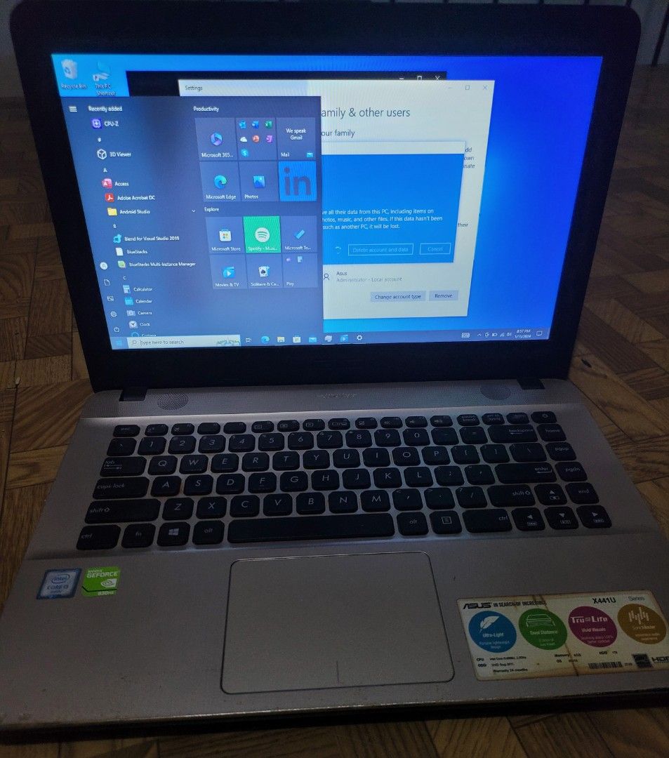 Asus vivobook core i3 dual graphics, Computers & Tech, Laptops ...