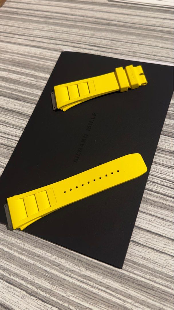 Authentic Richard Mille Strap in Medium RM010 RM029, Men's Fashion ...