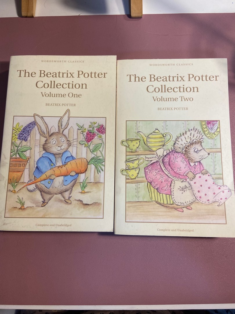 Beatrix Potter collection volumes one and two, Hobbies & Toys, Books ...