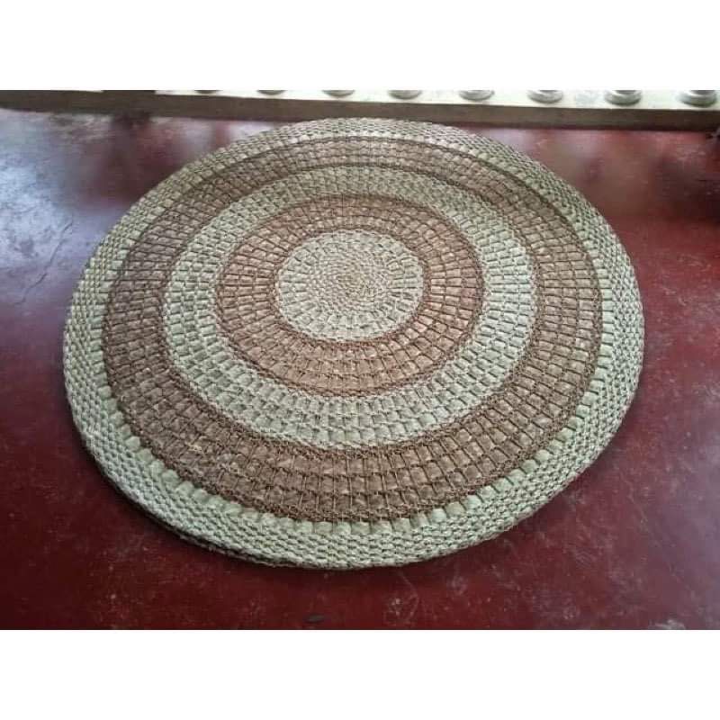 BIG SIZE 5 FT Handcrafted pandan mat, Furniture & Home Living, Home ...