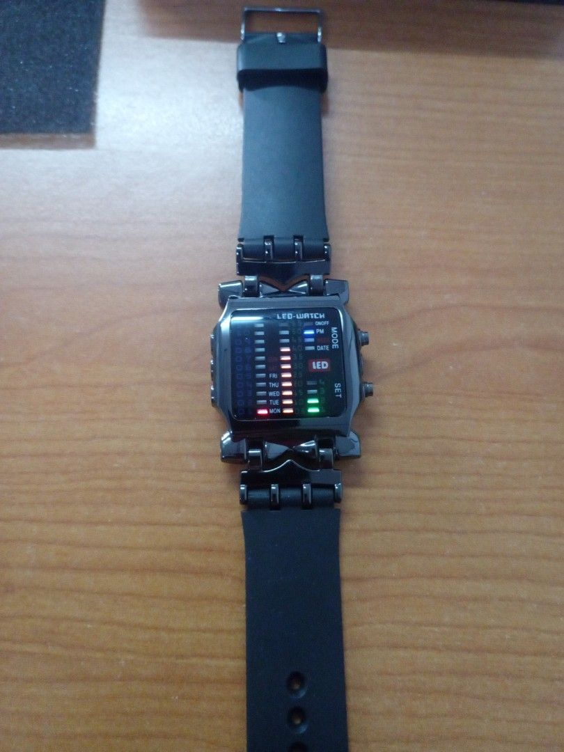 Binary Watch, Men's Fashion, Watches & Accessories, Watches on Carousell