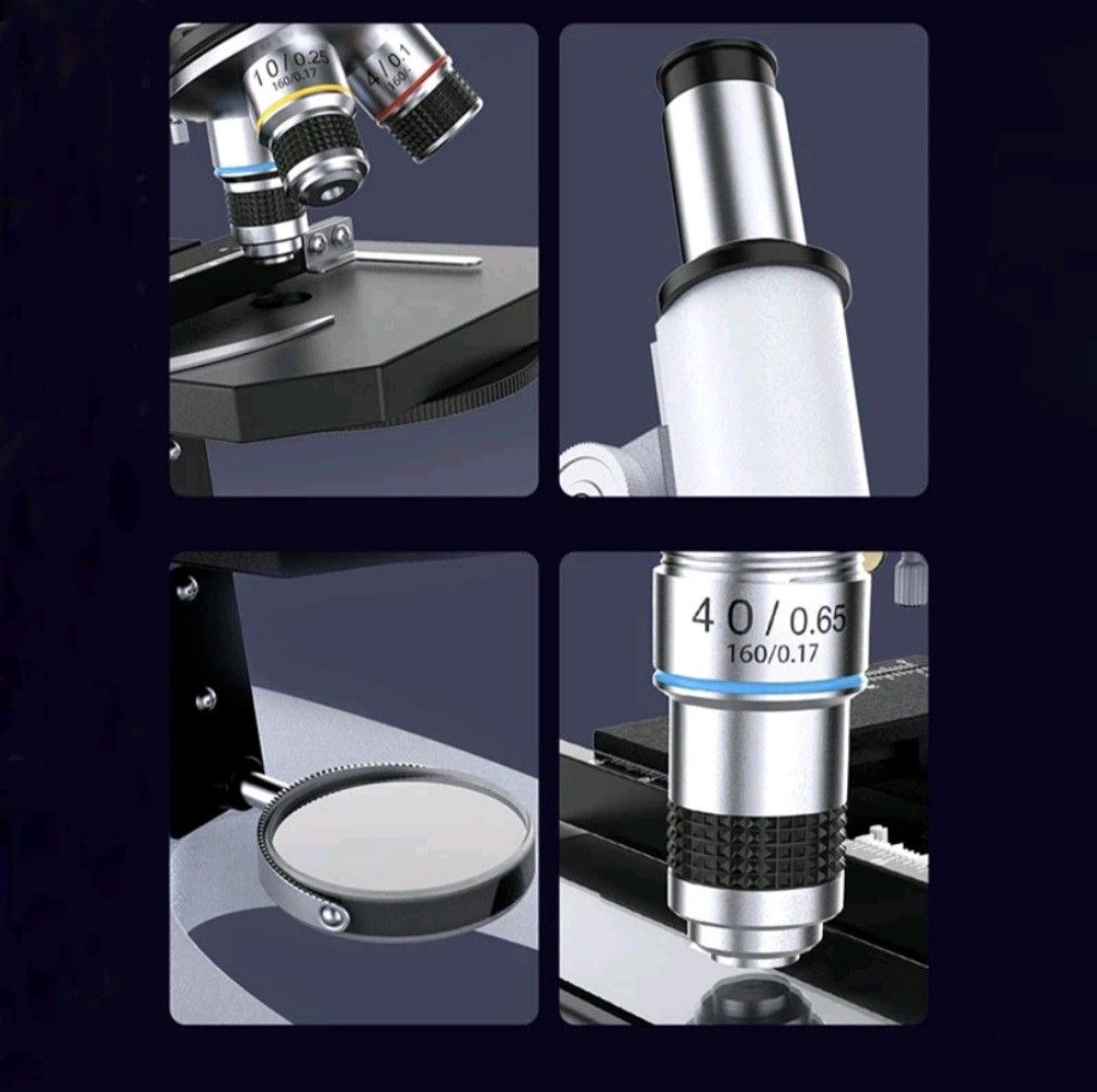 Biological Microscope 1200X (RUSH), Health & Nutrition, Medical ...