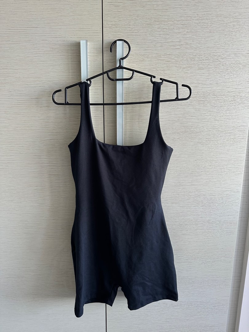 Black Unitard, Women's Fashion, Dresses & Sets, Jumpsuits on Carousell