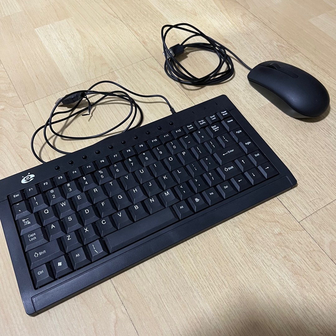 Black USB Keyboard & Mouse, Computers & Tech, Parts & Accessories ...