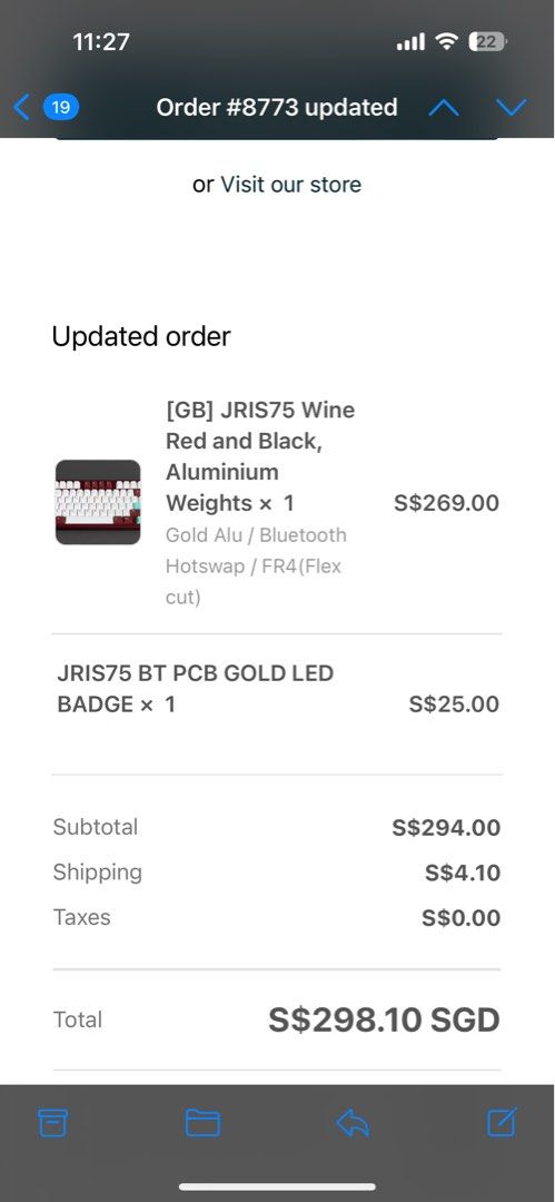 BNIB JRIS75 keyboard, Computers & Tech, Parts & Accessories, Computer ...