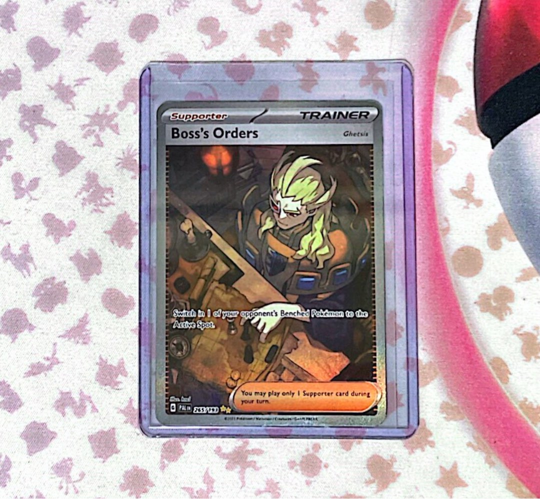 BOSS’S ORDERS SIR POKEMON TCG PALDEA EVOLVED, Hobbies & Toys, Toys ...